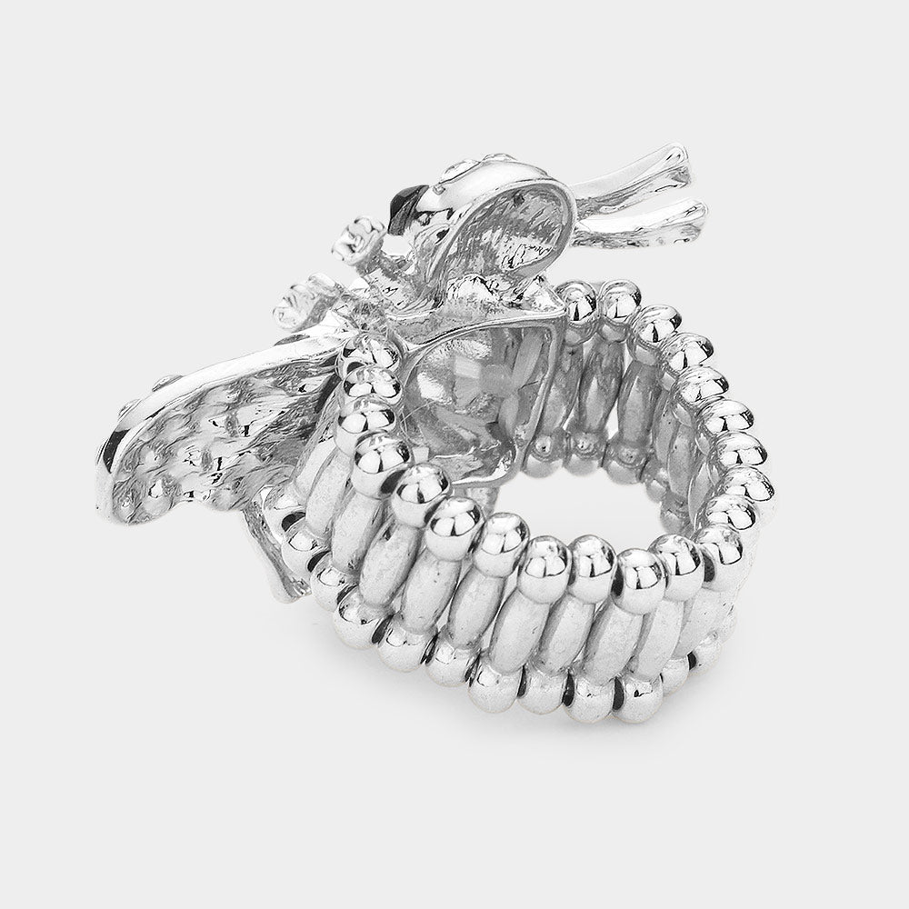 Stretch Bee Ring – All Things Her Crown